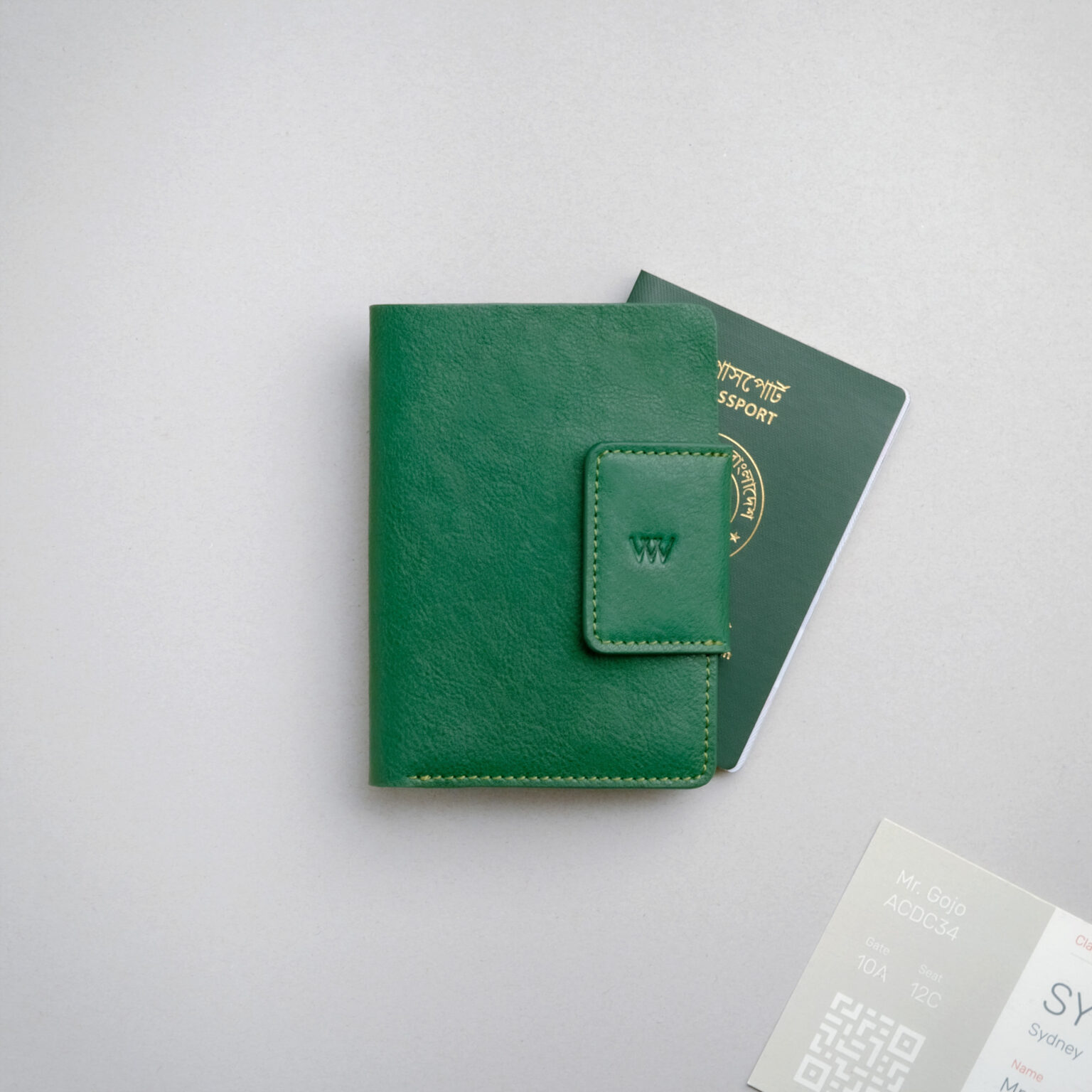 Yume - Passport Holder - WildWoven Leather Products
